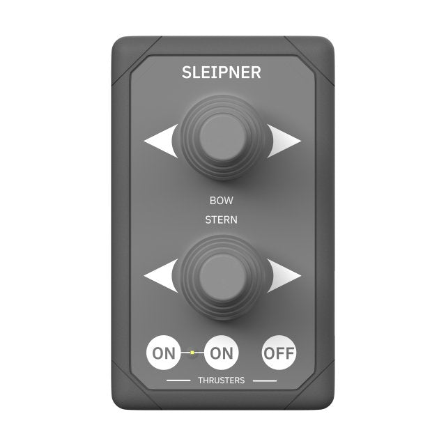 Sleipner | 8940 G Side-Power Dual Joystick Control Panel (Grey) 12V/24 ...