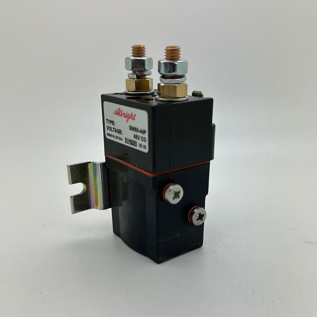 SW60-44P Albright 80A/80A 48V CO 1-pole 1-throw Contactor, Removable B ...