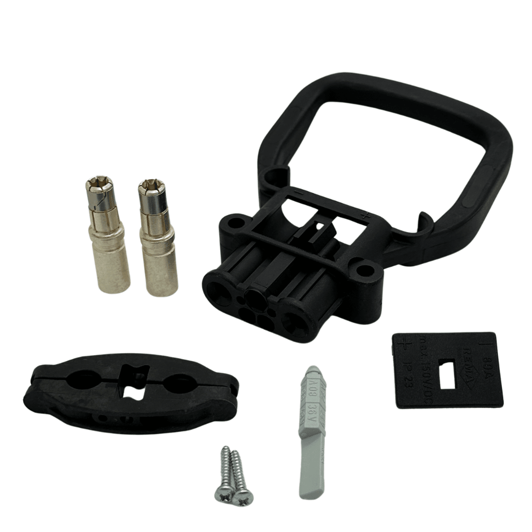 Rema Connector 75309-01 DIN 80 A - 35mm² - Socket with handle (black ...